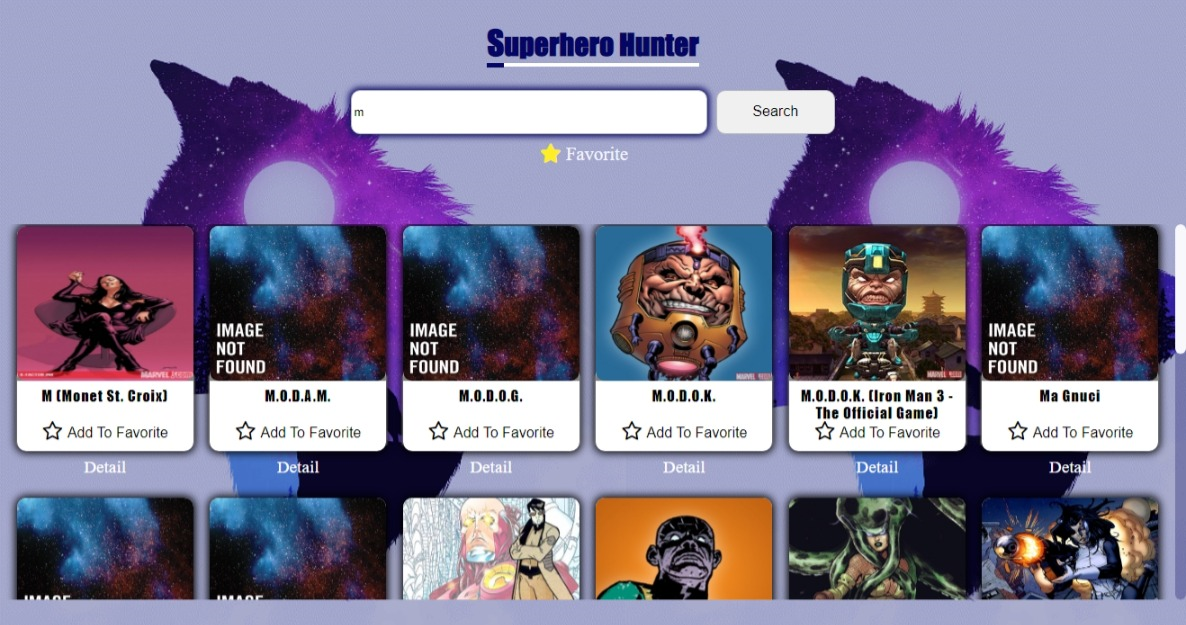 GitHub - Honeshwar/superhero-hunter